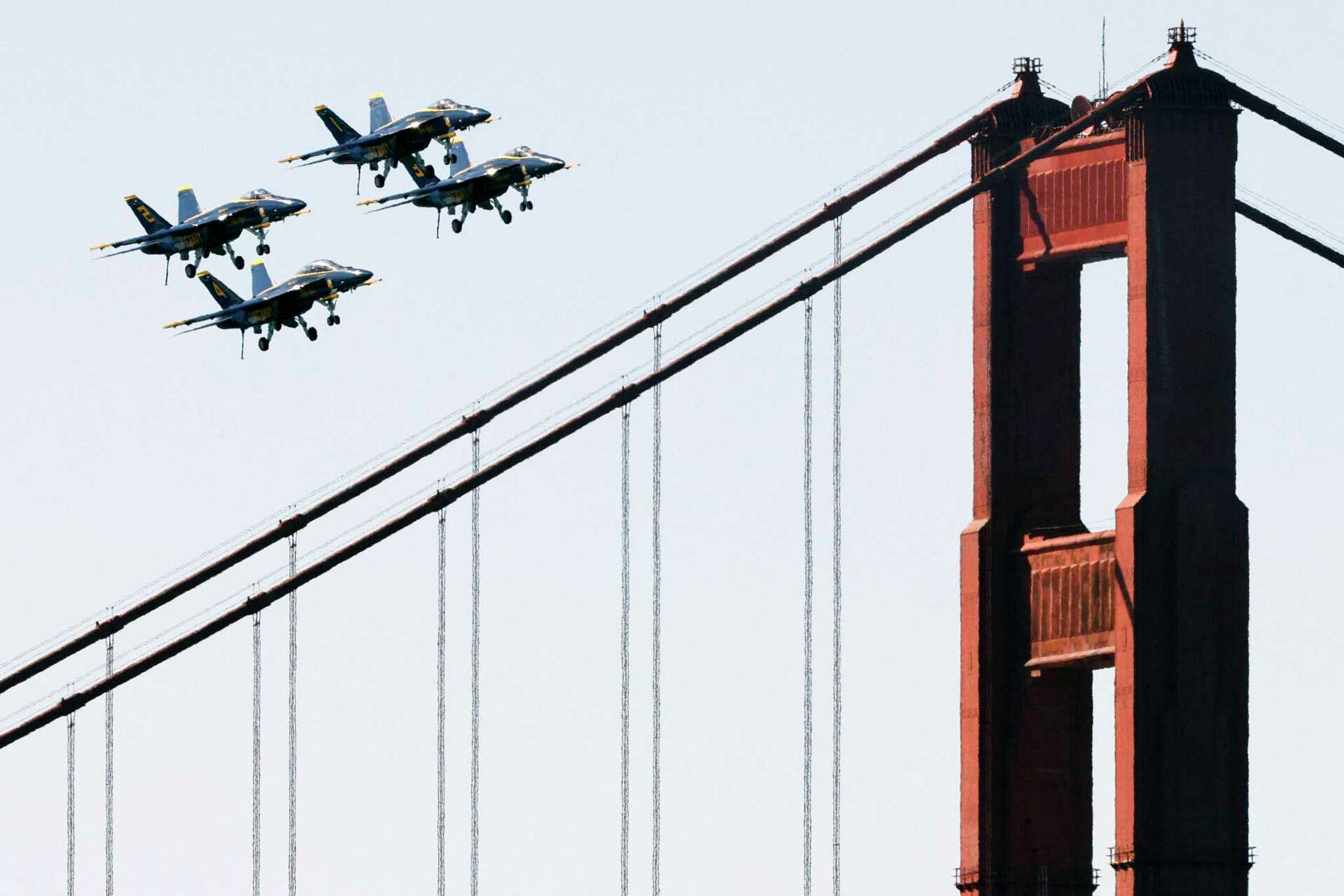 Blue Angels San Francisco Fleet Week flyovers on hold