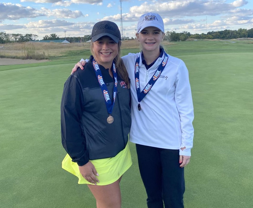 Suhre, Hyten earn All-State honors, match their dads