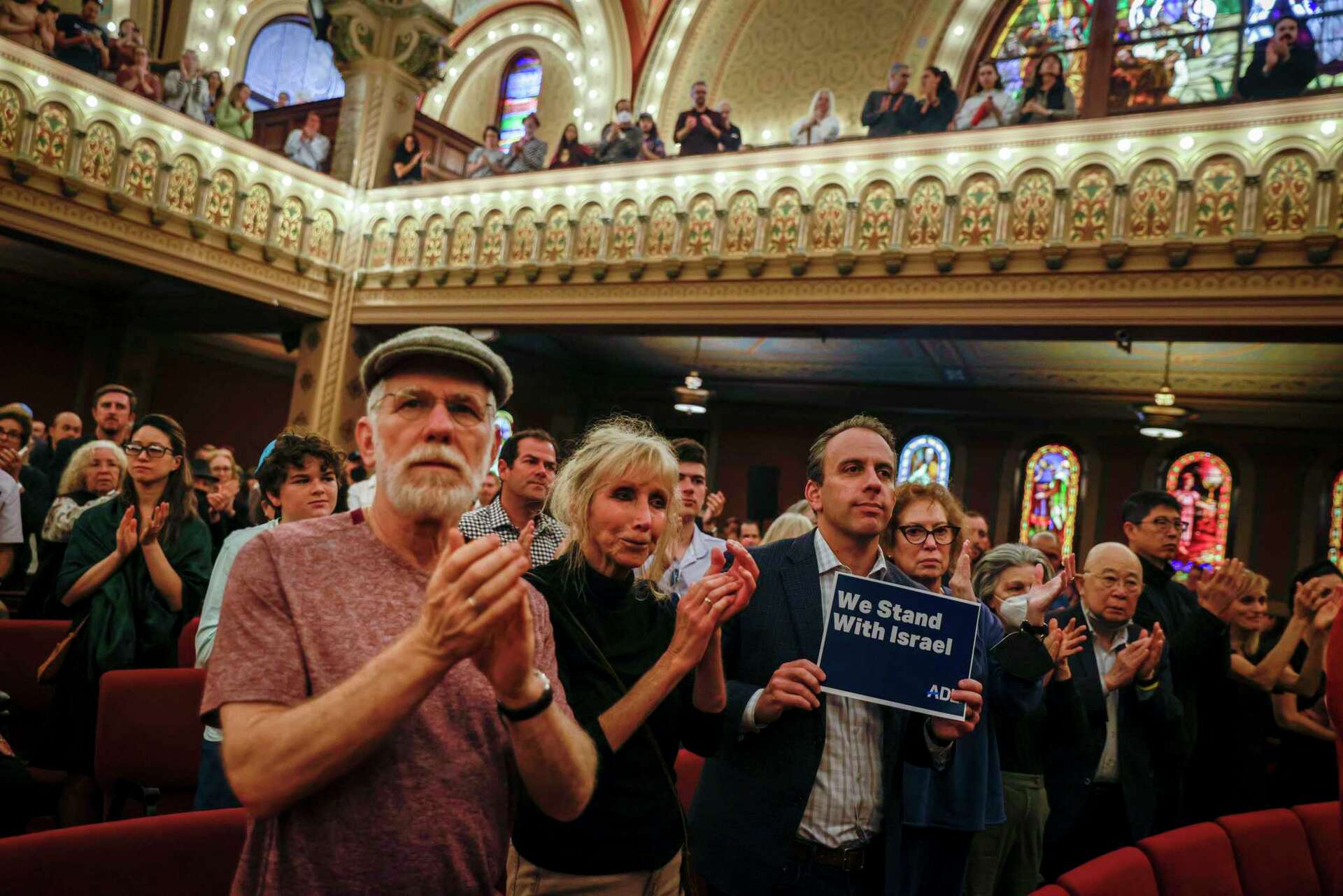 ‘A dark hour’: Hundreds at S.F. synagogue voice support for Israelis