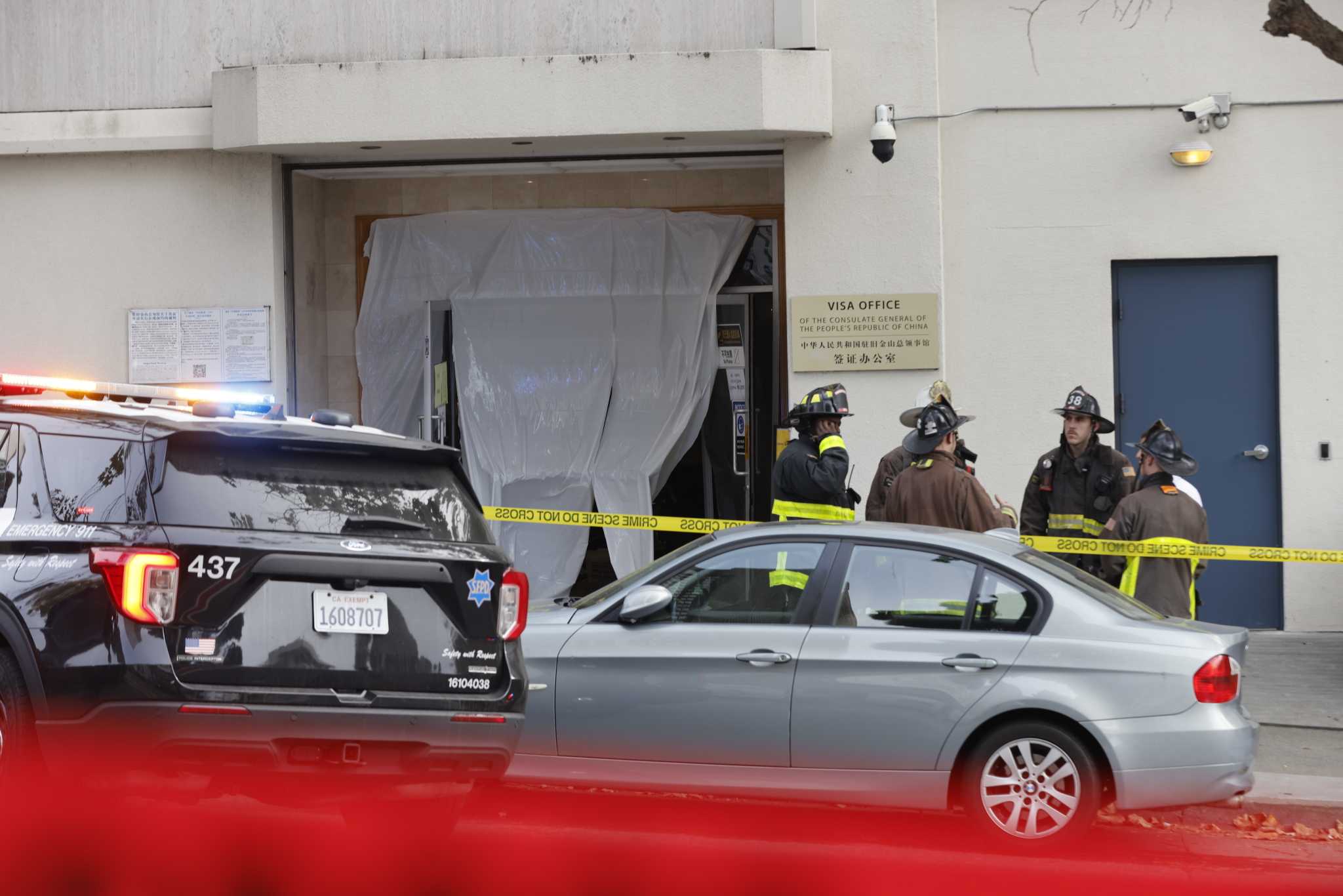 S.F. police shoot, kill driver who crashed into Chinese consulate buil
