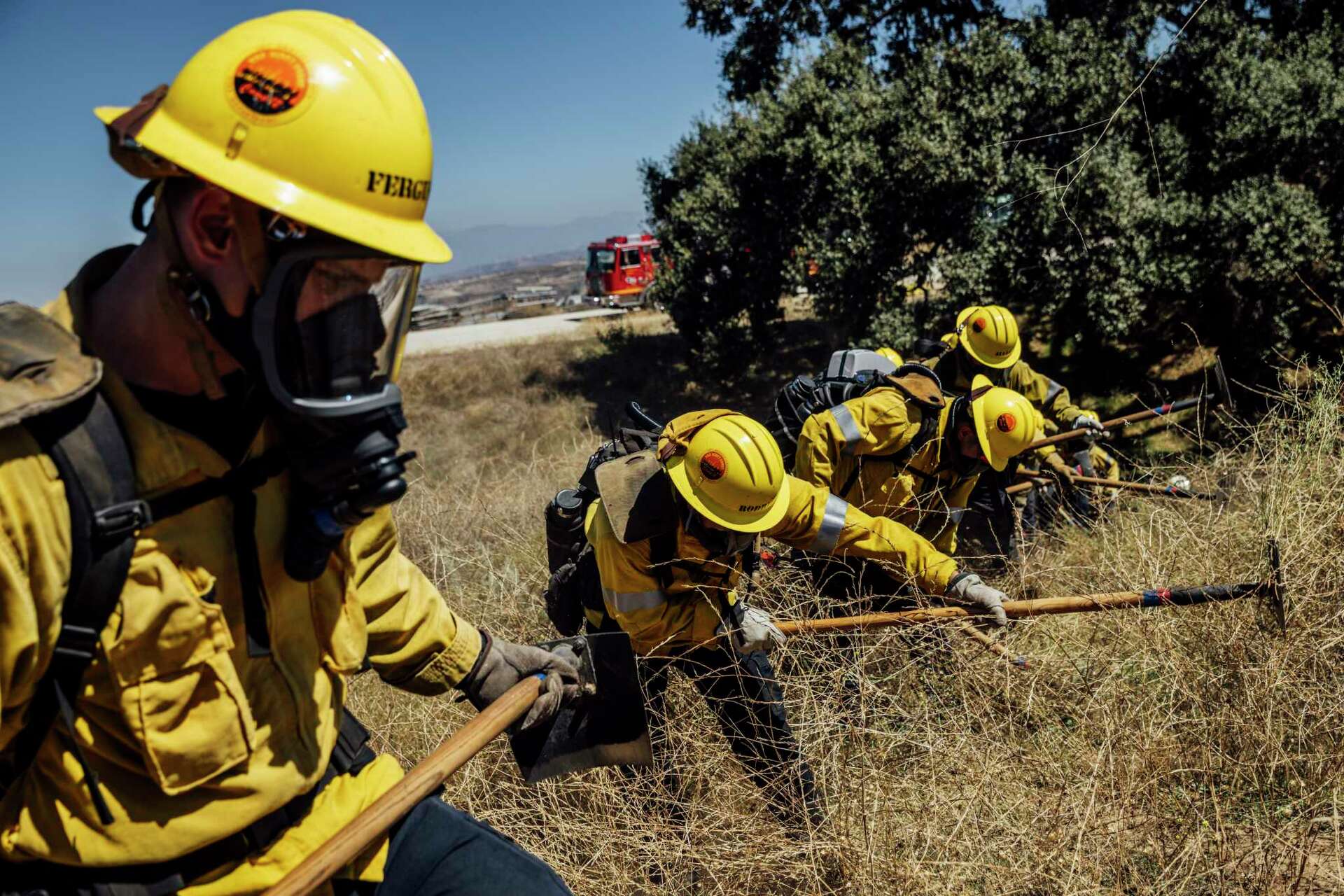 Wildland firefighters are testing respirators to protect against smoke