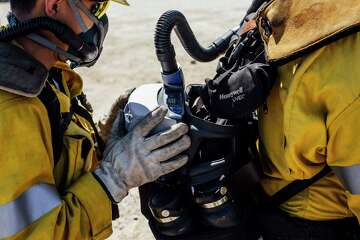 Wildland firefighters are testing respirators to protect against smoke