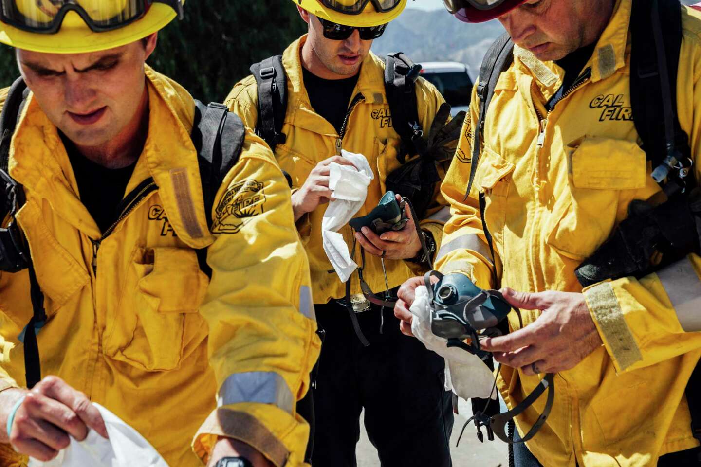 Wildland firefighters are testing respirators to protect against smoke
