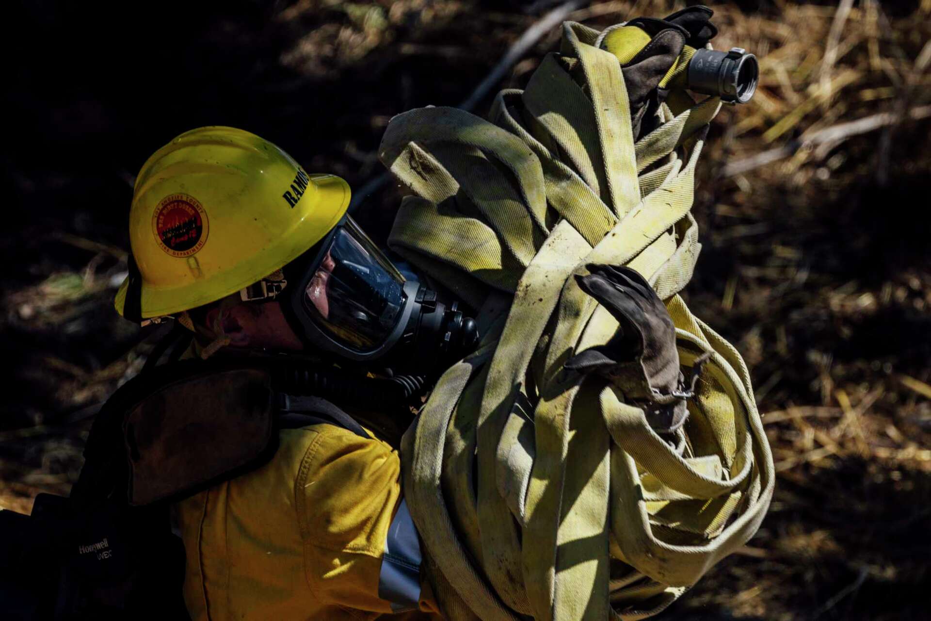 Wildland firefighters are testing respirators to protect against smoke