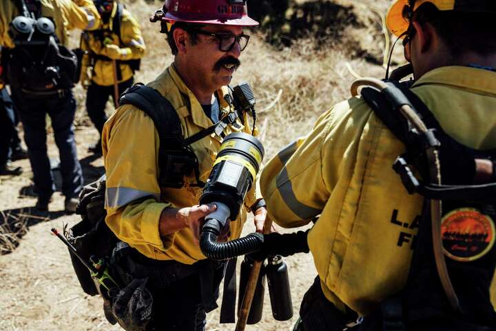 Wildland firefighters are testing respirators to protect against smoke