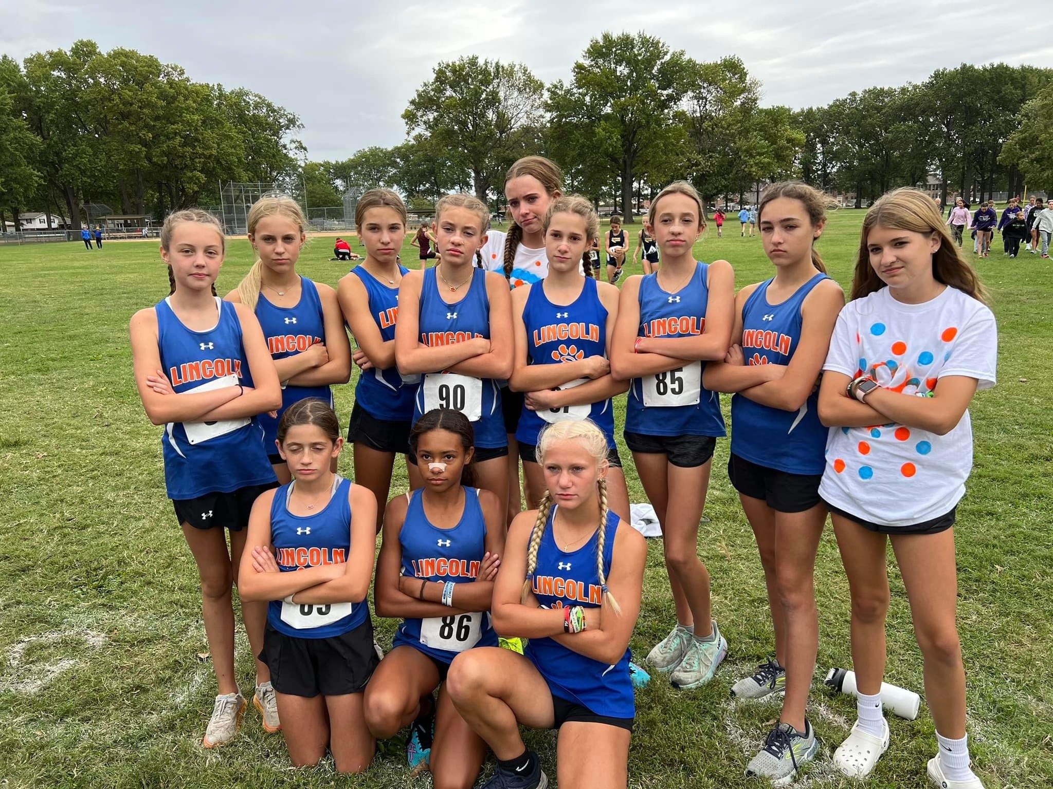 Lincoln girls run to sectional championship