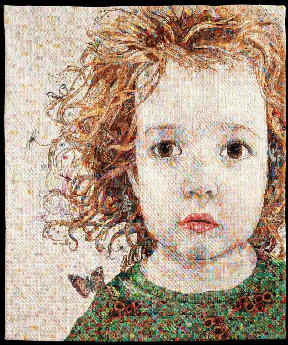 Granddaughter portrait wins at Houston's International Quilt Festival
