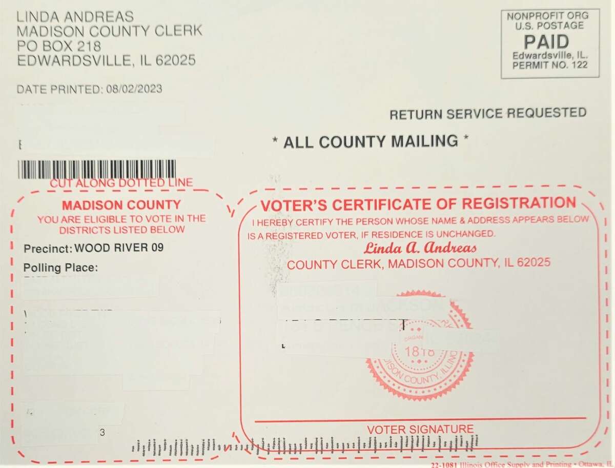 Andreas reminds voters to check registration