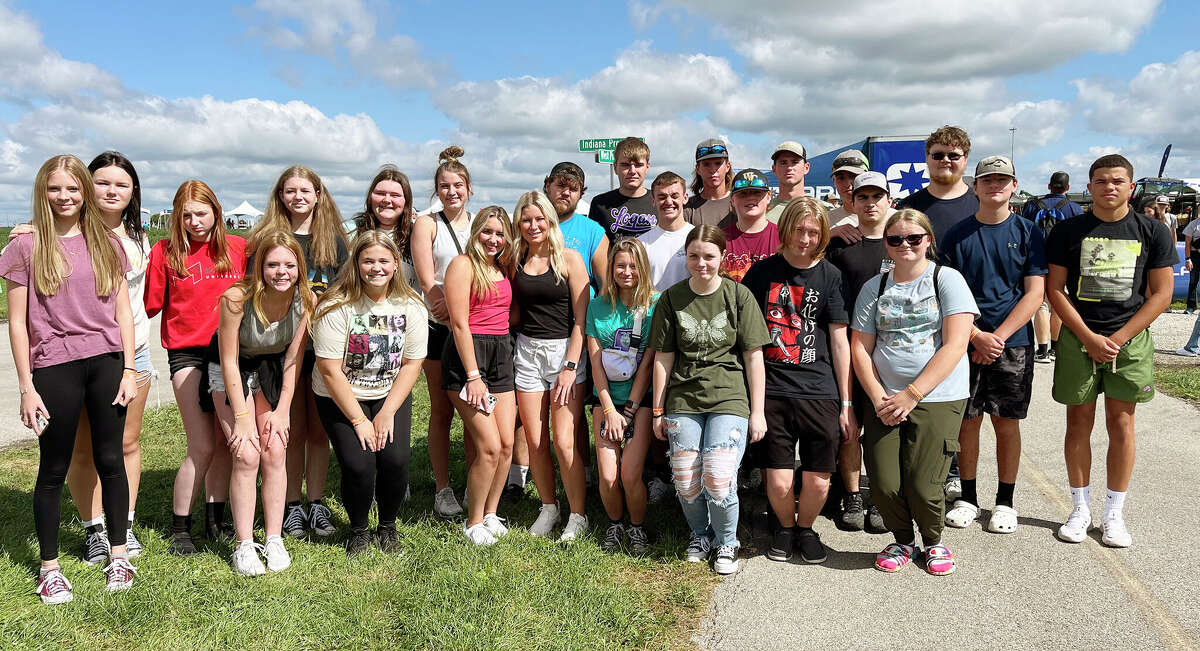 Bluffs FFA students attended the Farm Progress show in Decatur