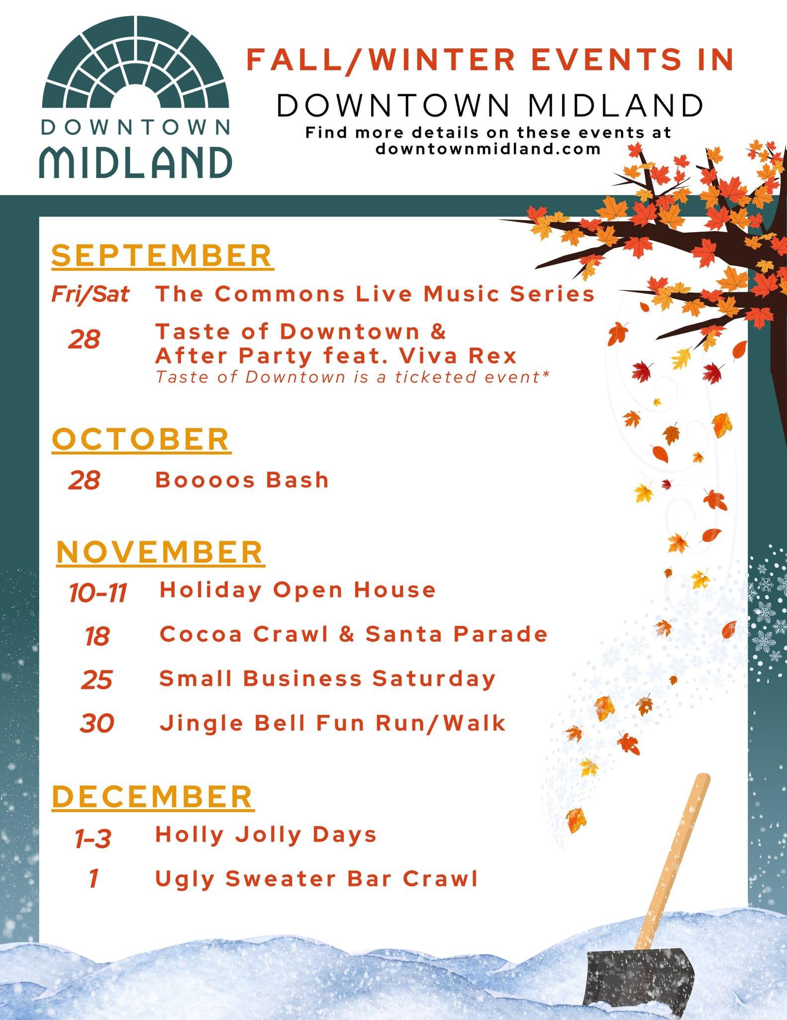 Downtown Midland holiday events to bring festive fun for all ages