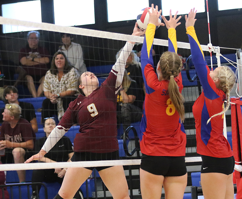 THURSDAY VOLLEYBALL: Struggle ends, Oilers sweep Shells