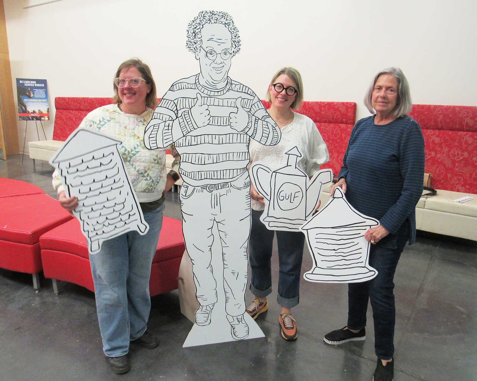 Art community remembers Dan Anderson at SIUE exhibition