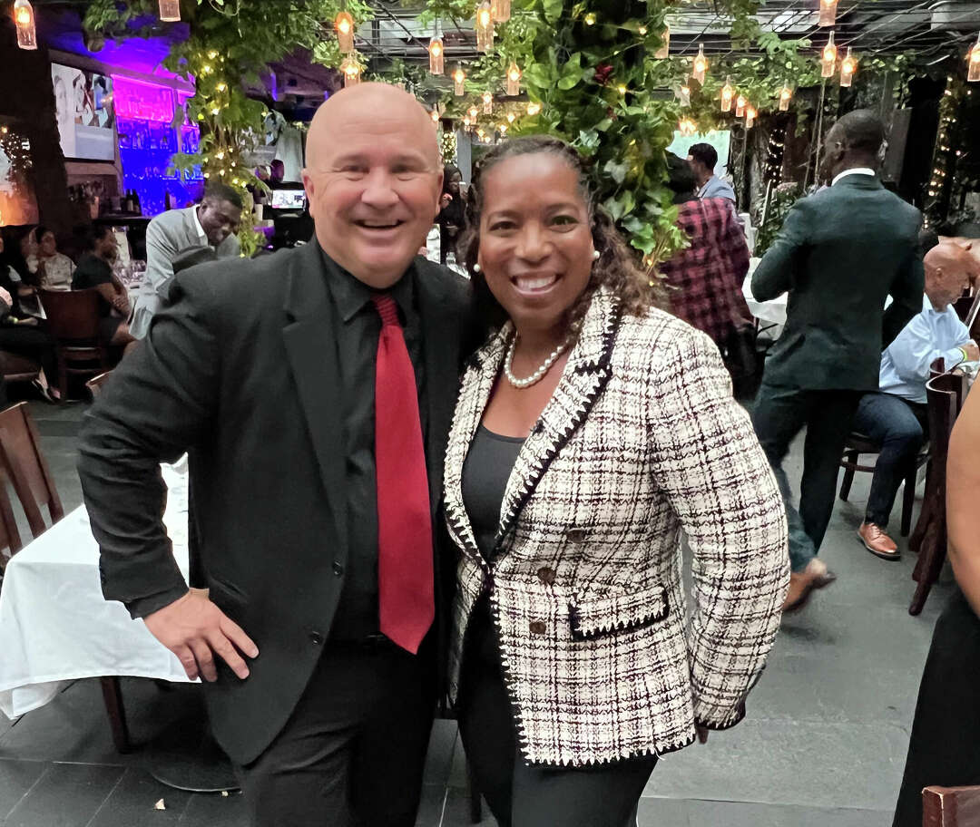 The Dish: Donovan 'Spida' Mitchell's mom Nicole at Greenwich event