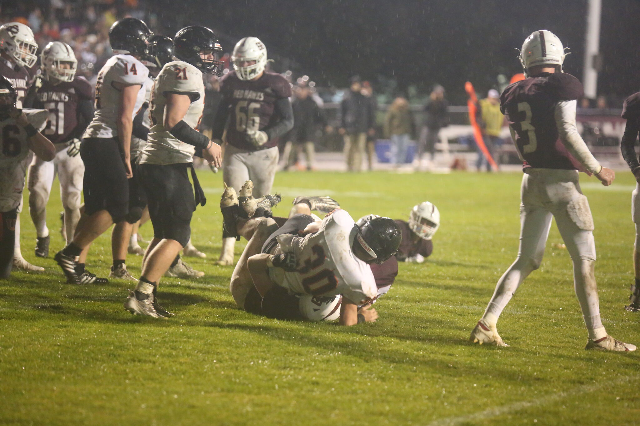 Ubly football handily defeat Cass City in Week 8, 42-8