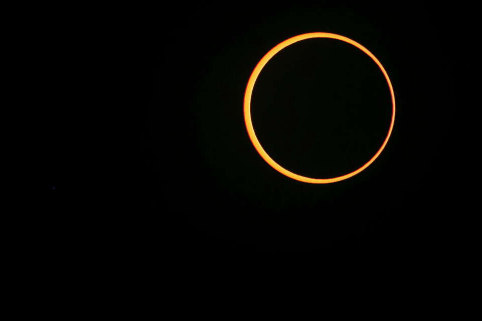 Solar eclipse photos in Texas: see the 'ring of fire'