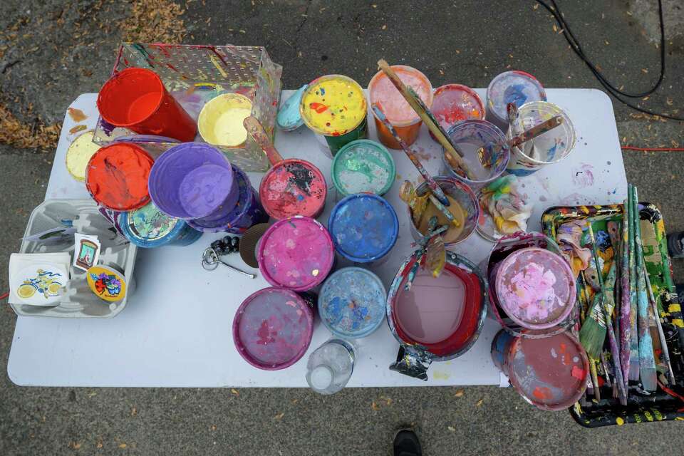 Photos, video: Murals abound at Troy Art Block