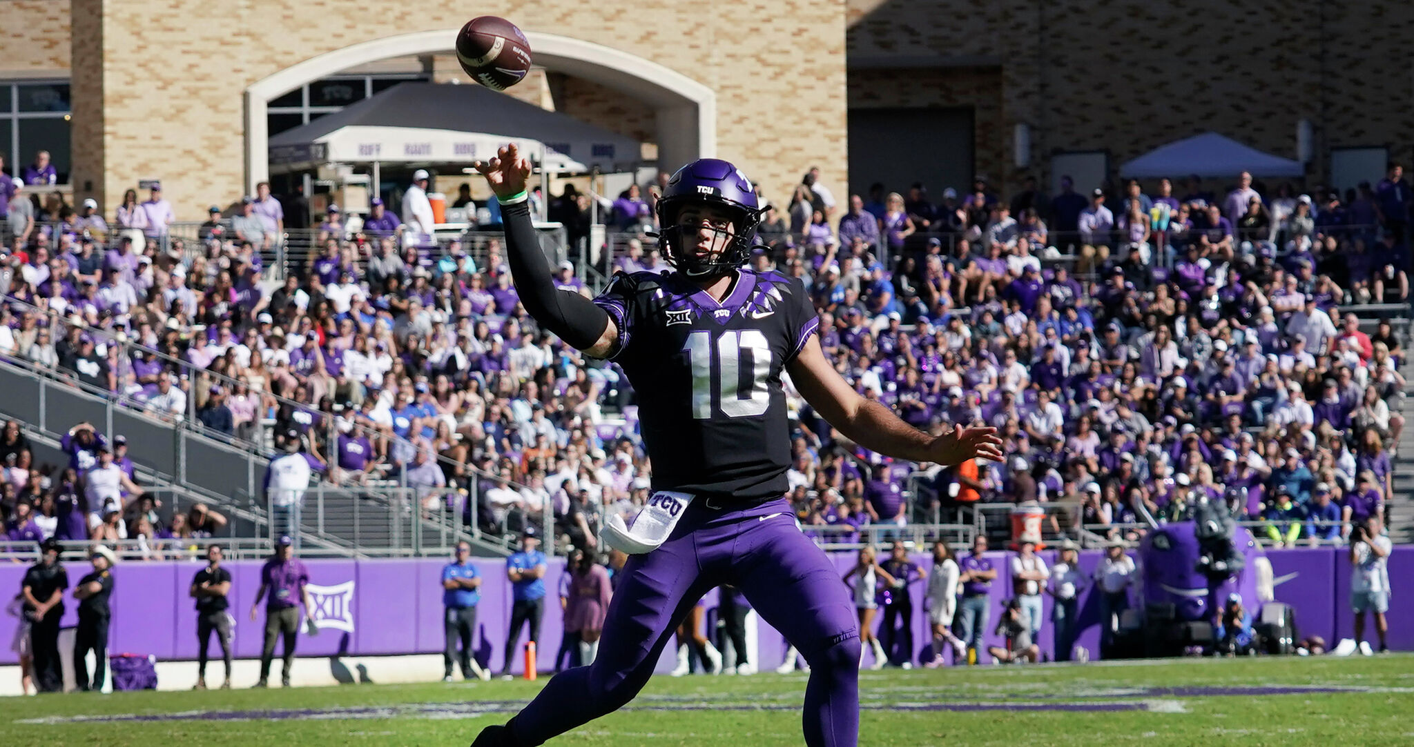 Josh Hoover shines in first start as TCU rolls past BYU