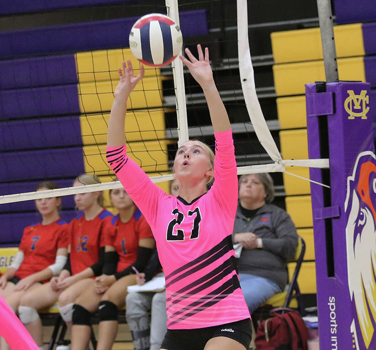 CM bounces back, beats Roxana to win volleyball Fall Classic