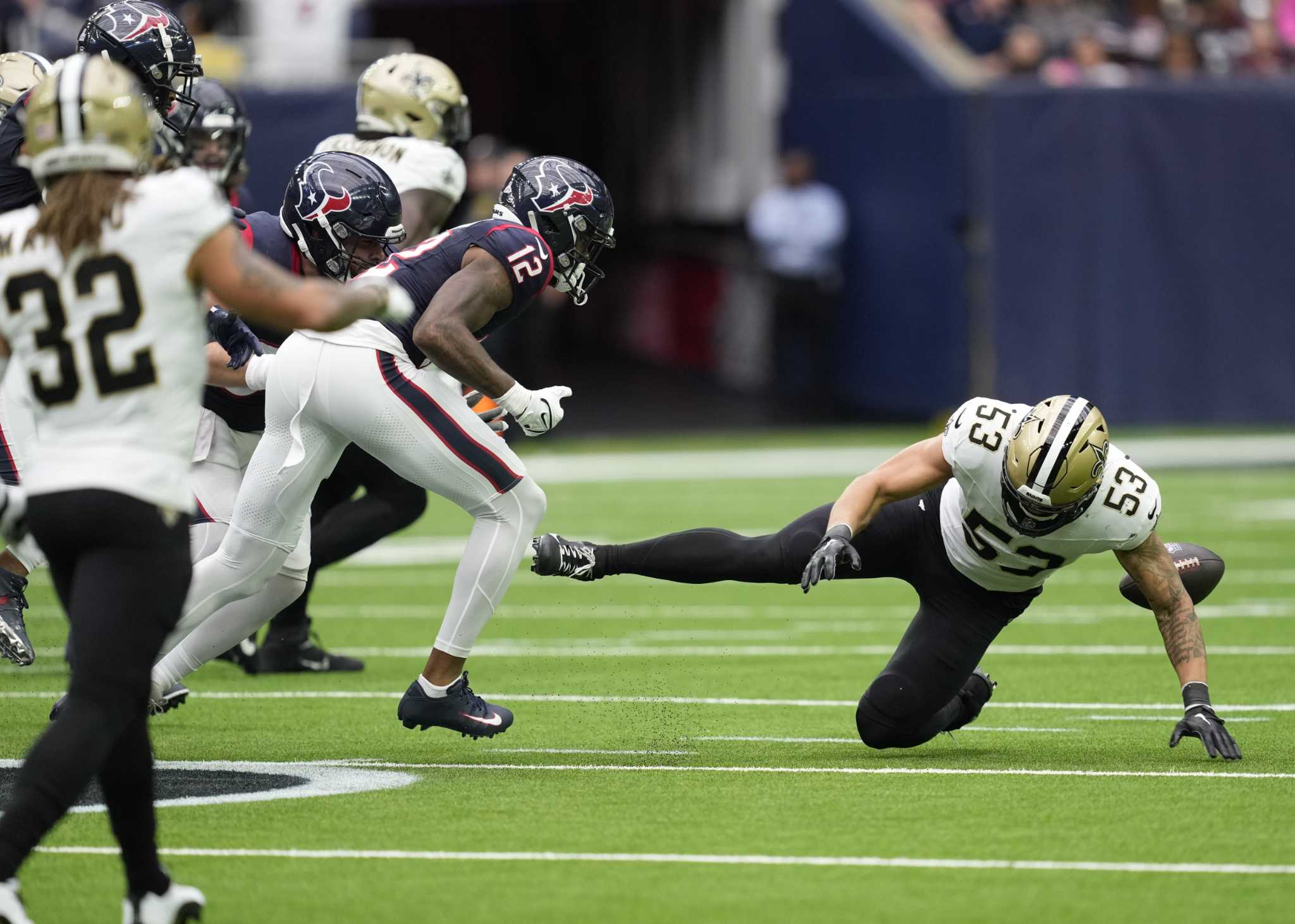 Houston Texans: How Nico Collins forced fumble after interception