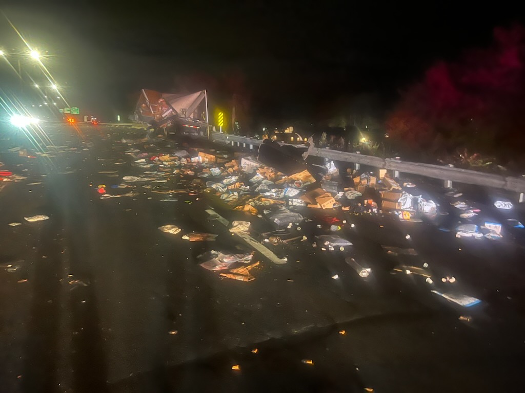 Amazon packages strewn over CT highway after crash, police say