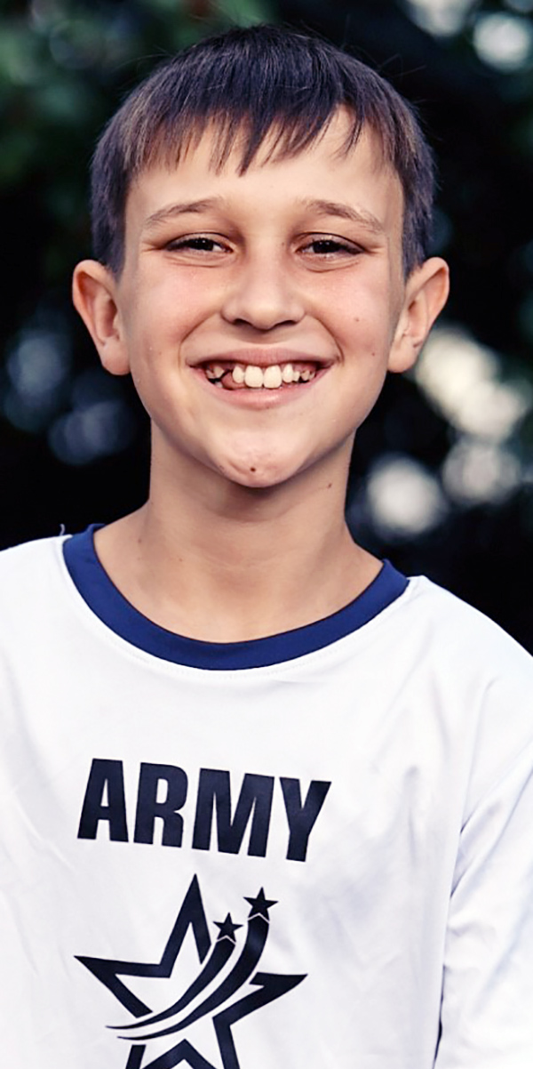 Brody Wilson celebrating his 12th birthday