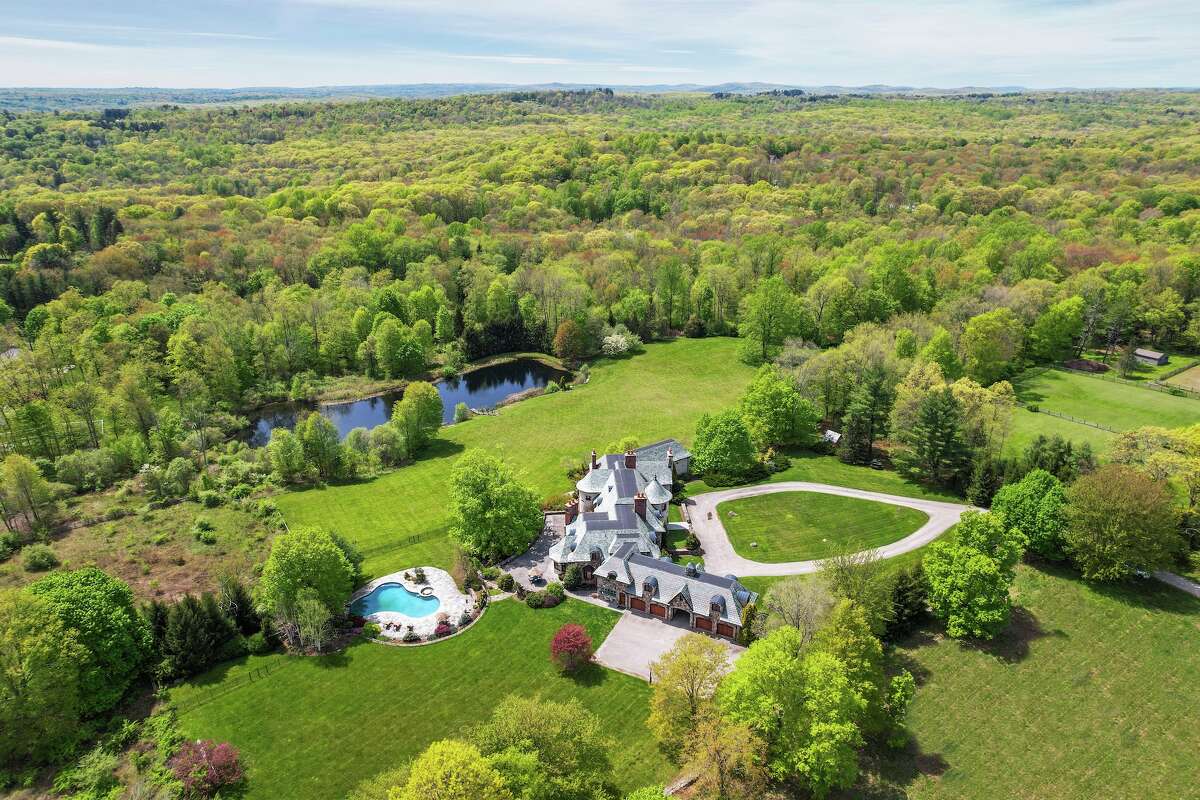 $6.7M French château-style mansion for sale in Redding