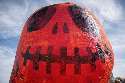 The people responsible for Calif.'s Pumpkin Rock remain a mystery