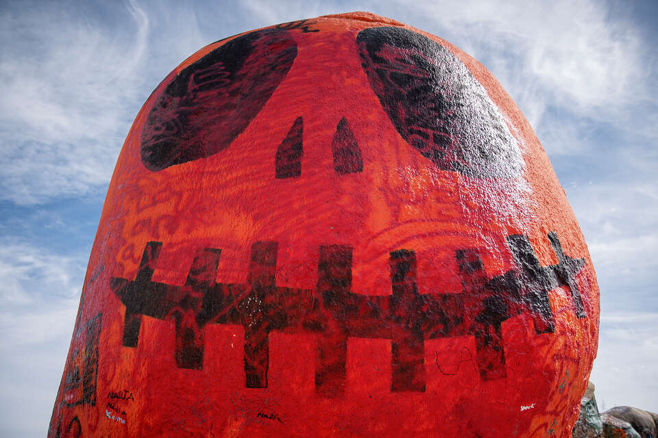 The people responsible for Calif.'s Pumpkin Rock remain a mystery