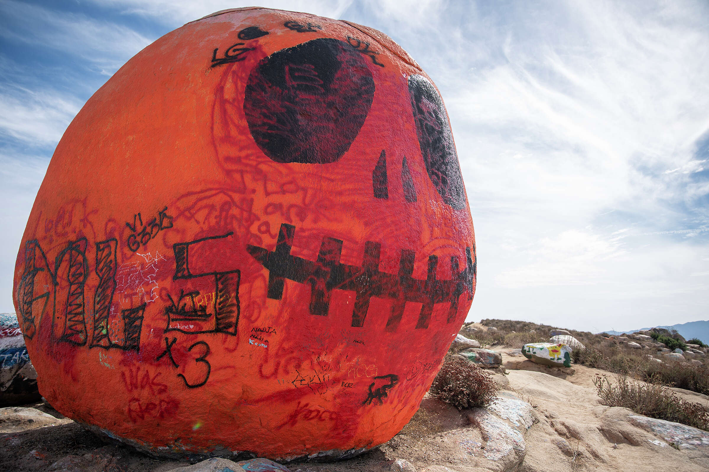 The people responsible for Calif.'s Pumpkin Rock remain a mystery