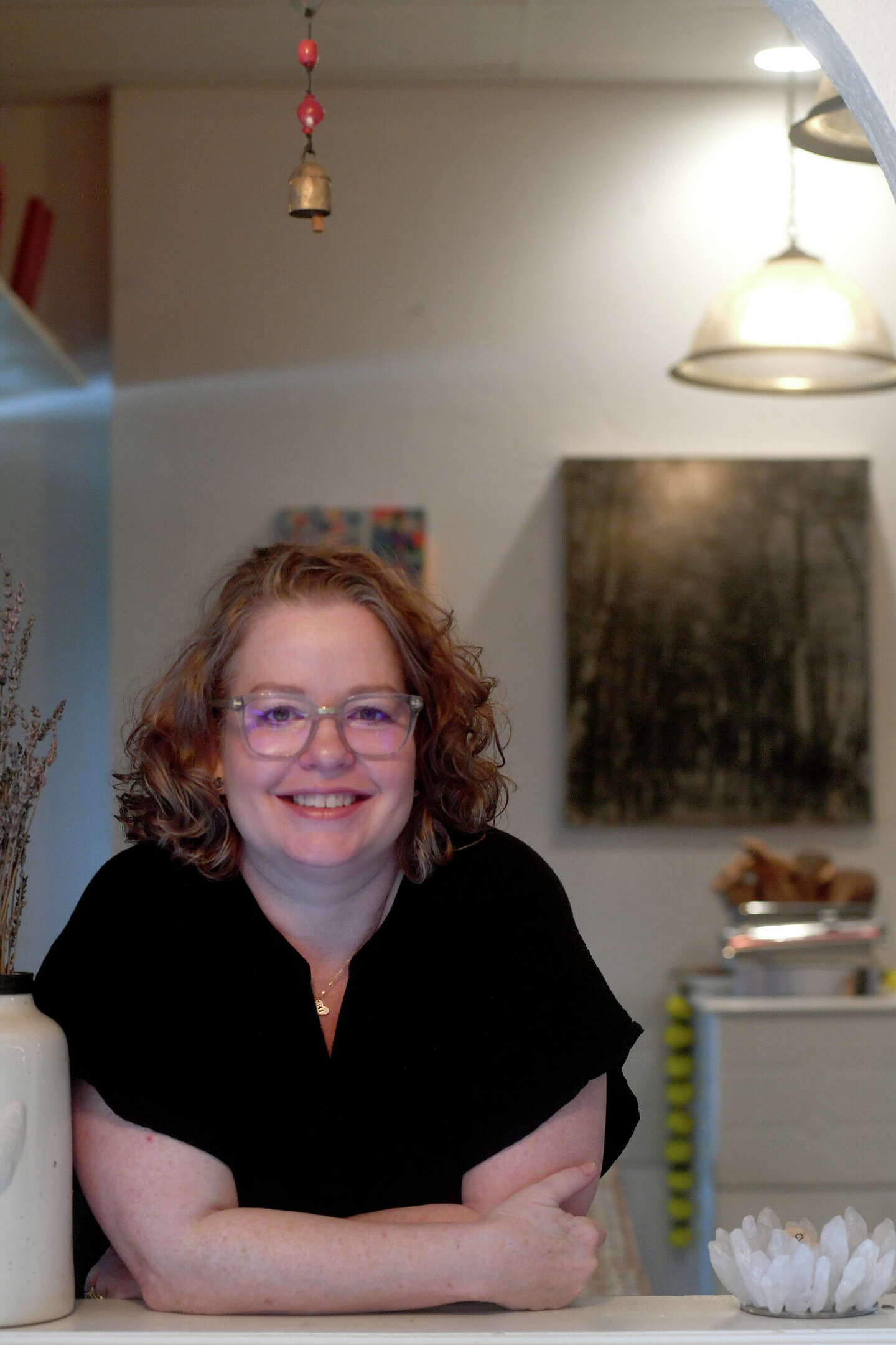 Monica's Restaurant owner, answers questions about the industry