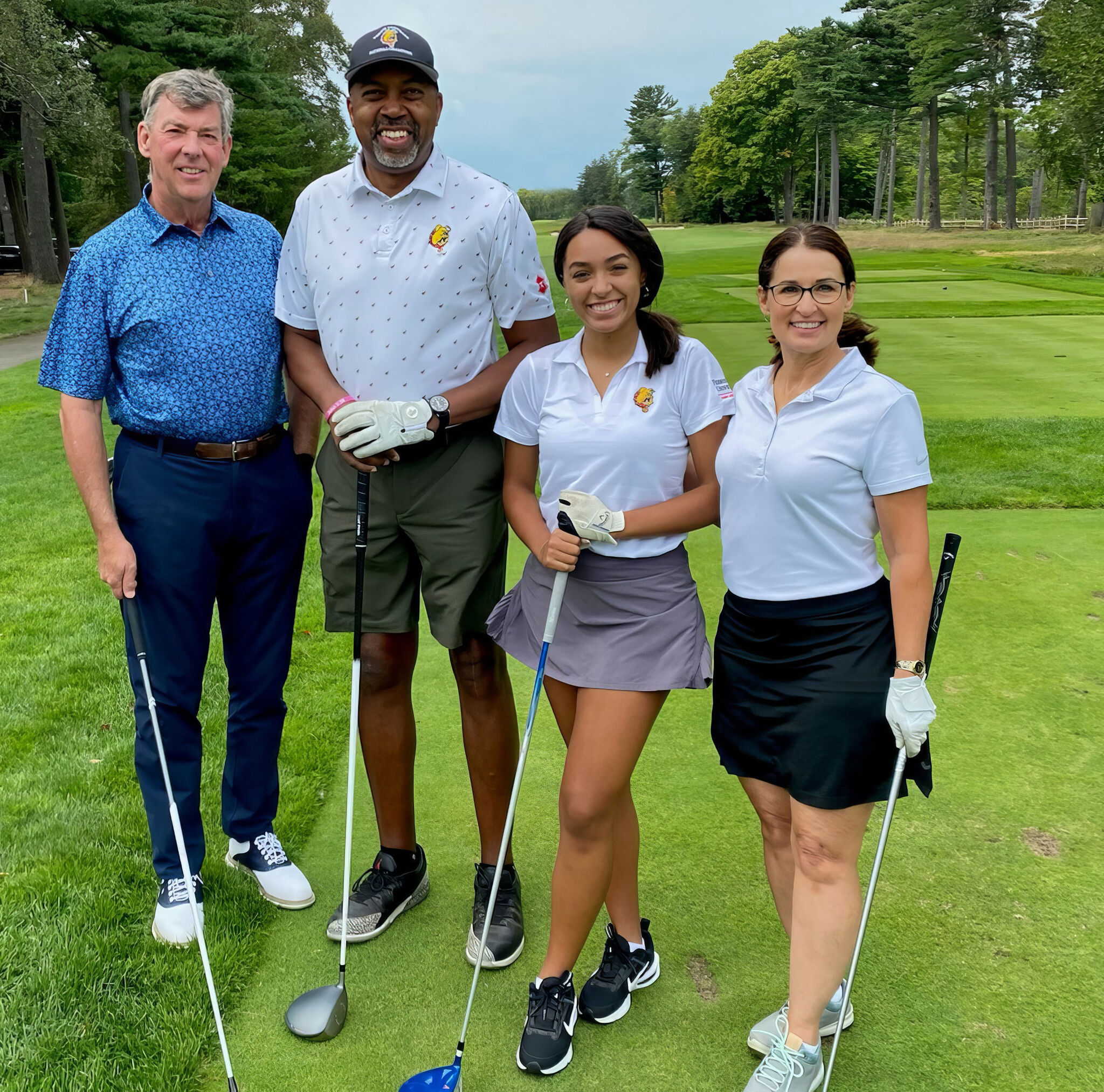 Doug Rankin points to Ferris as part of his success