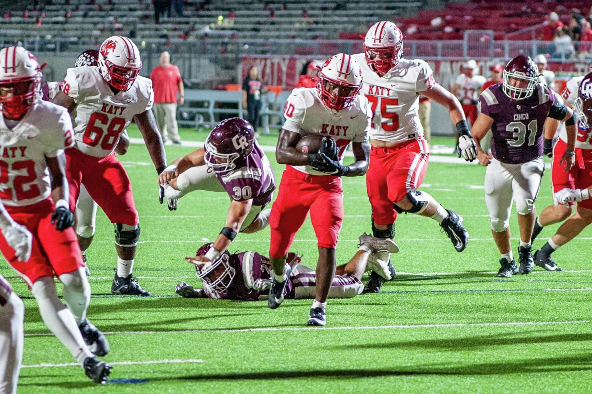 Katy remains perfect in district play with rout of Cinco Ranch
