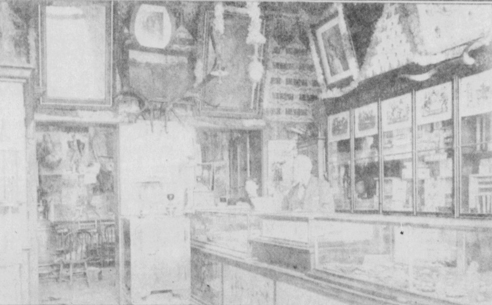 John Buckmaster was the proprietor of this cigar store in Alton