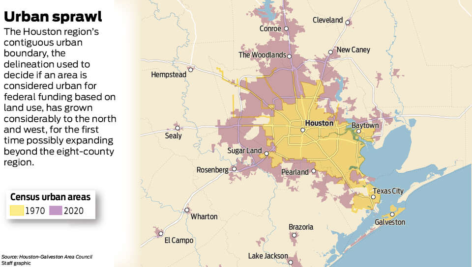 Urban Houston about to cross a county line, a first in 50 years
