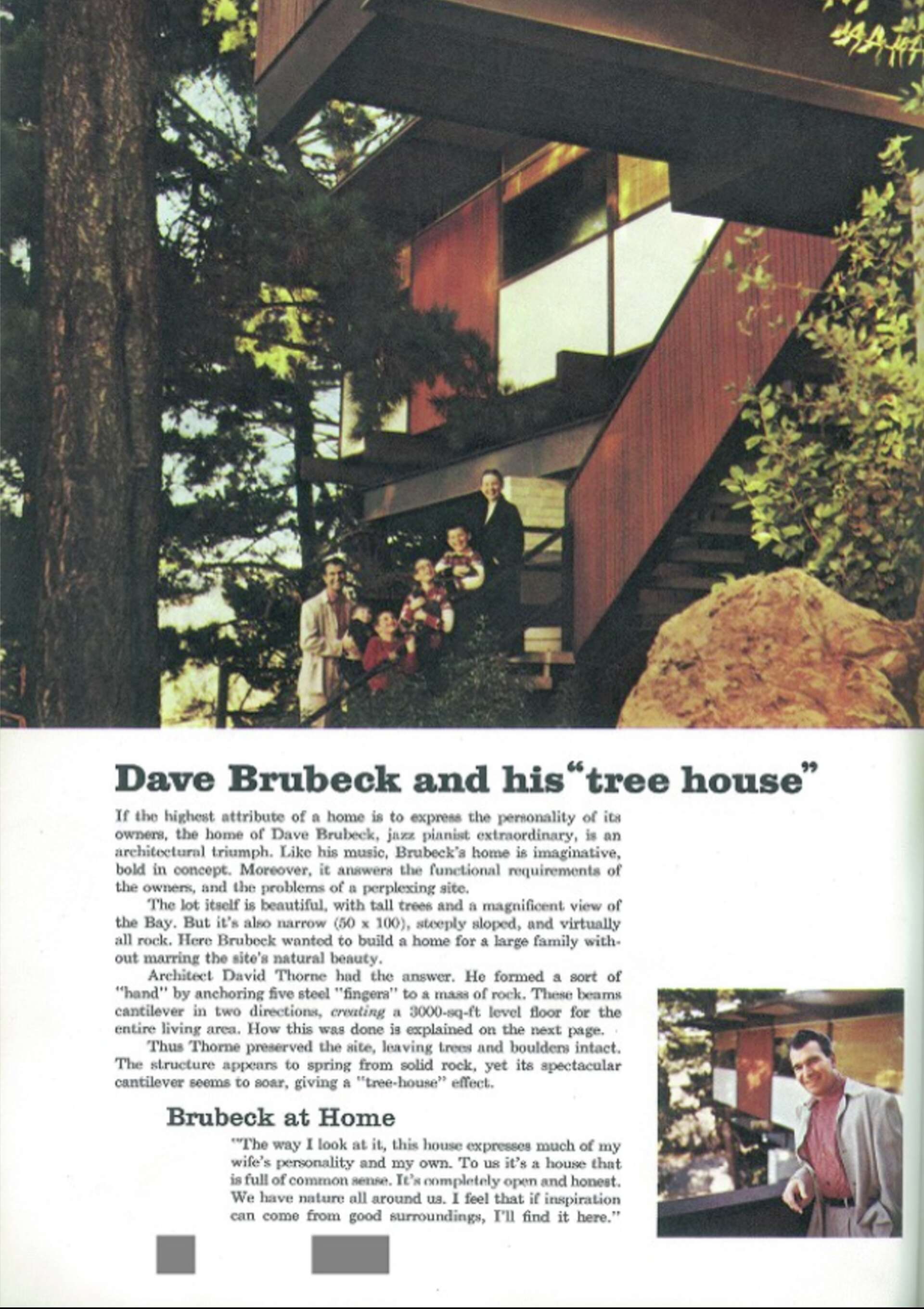 Jazz icon’s midcentury Oakland ‘tree house’ listed for $3 million.
