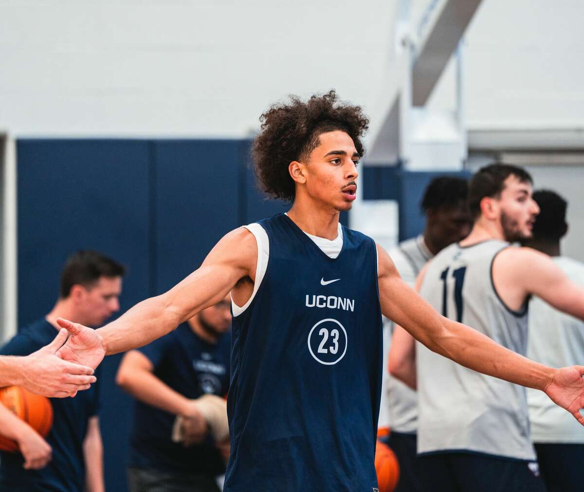 UConn freshman Jayden Ross part of Dan Hurley's Husky rotation