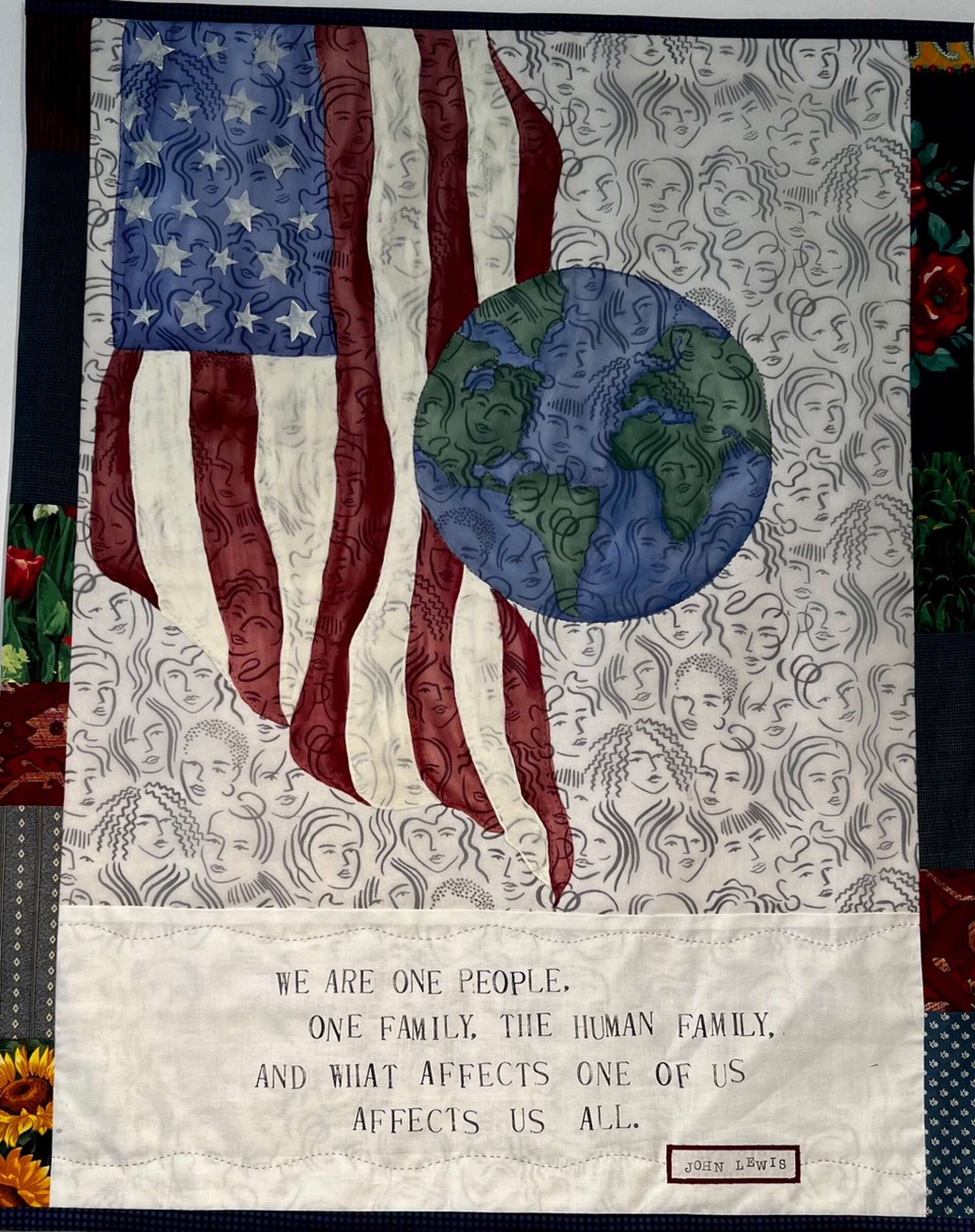 Life of John Lewis among works on display at Houston quilt show