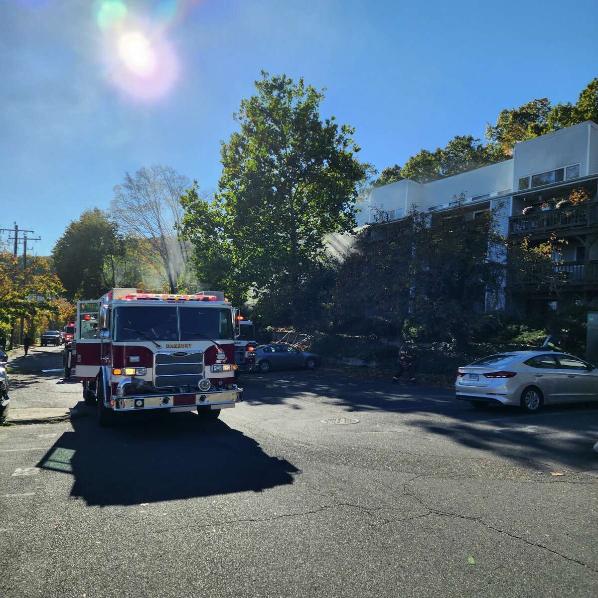 Official: Fire crews respond to apartment building blaze on Nappy Road