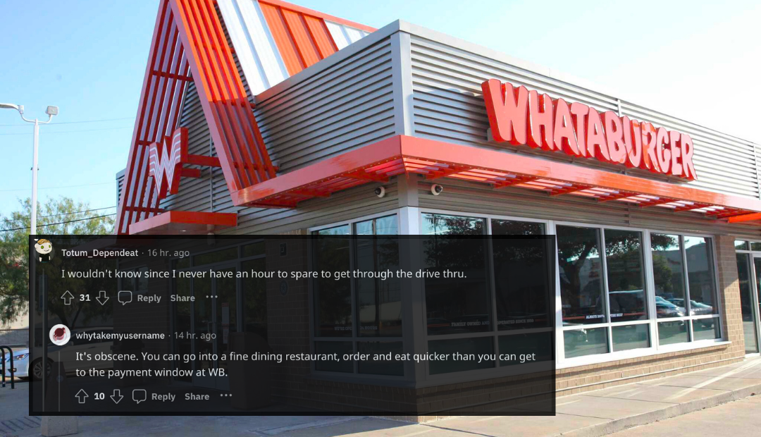Redditors comment on Texas-based chain Whataburger's quality