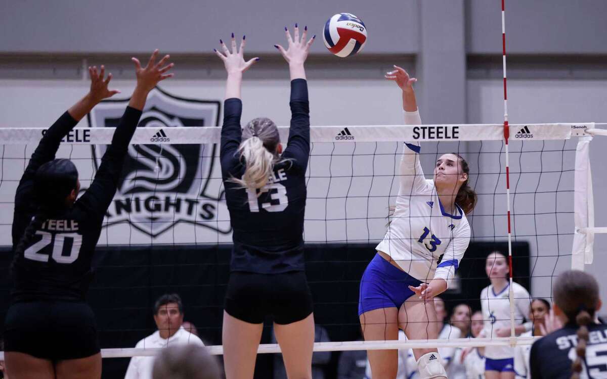 Steele volleyball claims share of District 27-6A title