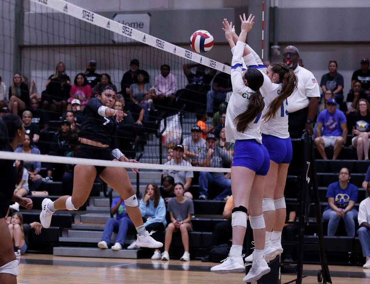 Steele volleyball claims share of District 27-6A title