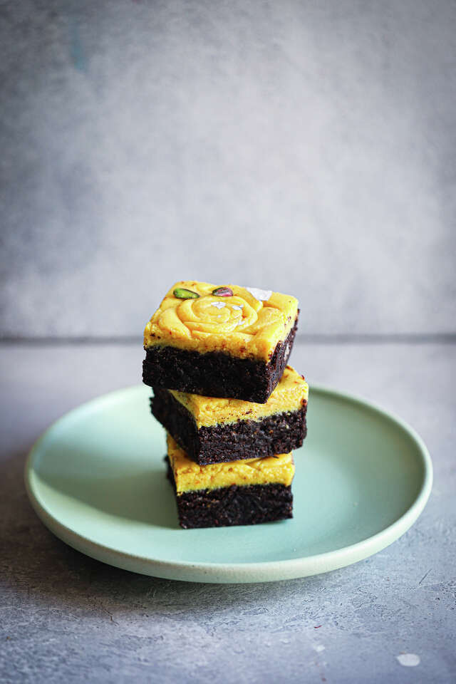 Diwali recipe: Orange and Fennel Penda Brownie Bars