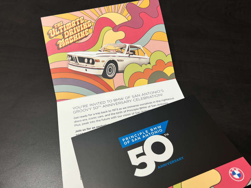 PRINCIPLE BMW OF SAN ANTONIO CELEBRATES 50 YEARS WITH GROOVY EVENT