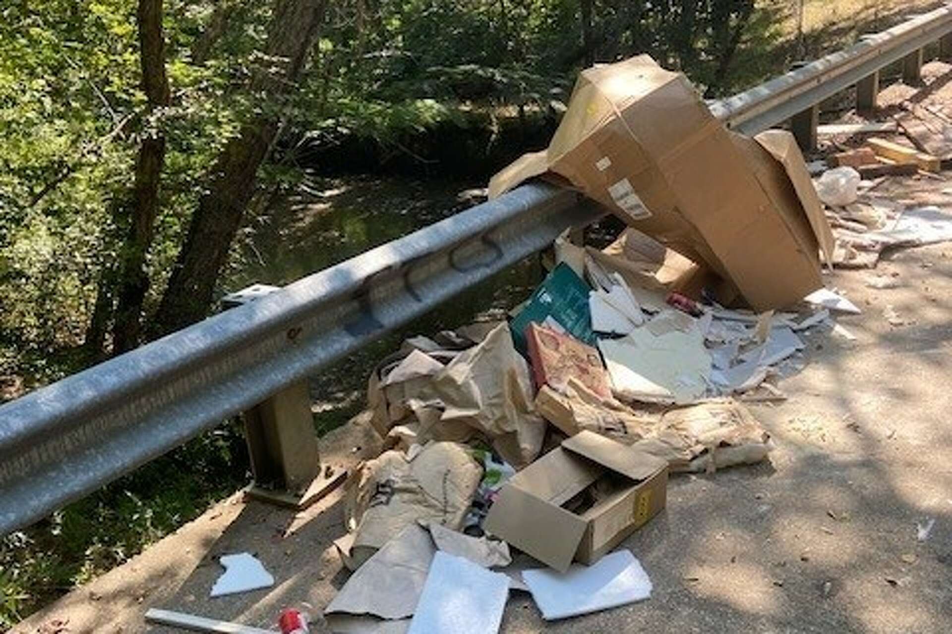 Texas litterbug arrested after dumping 200 pounds of trash