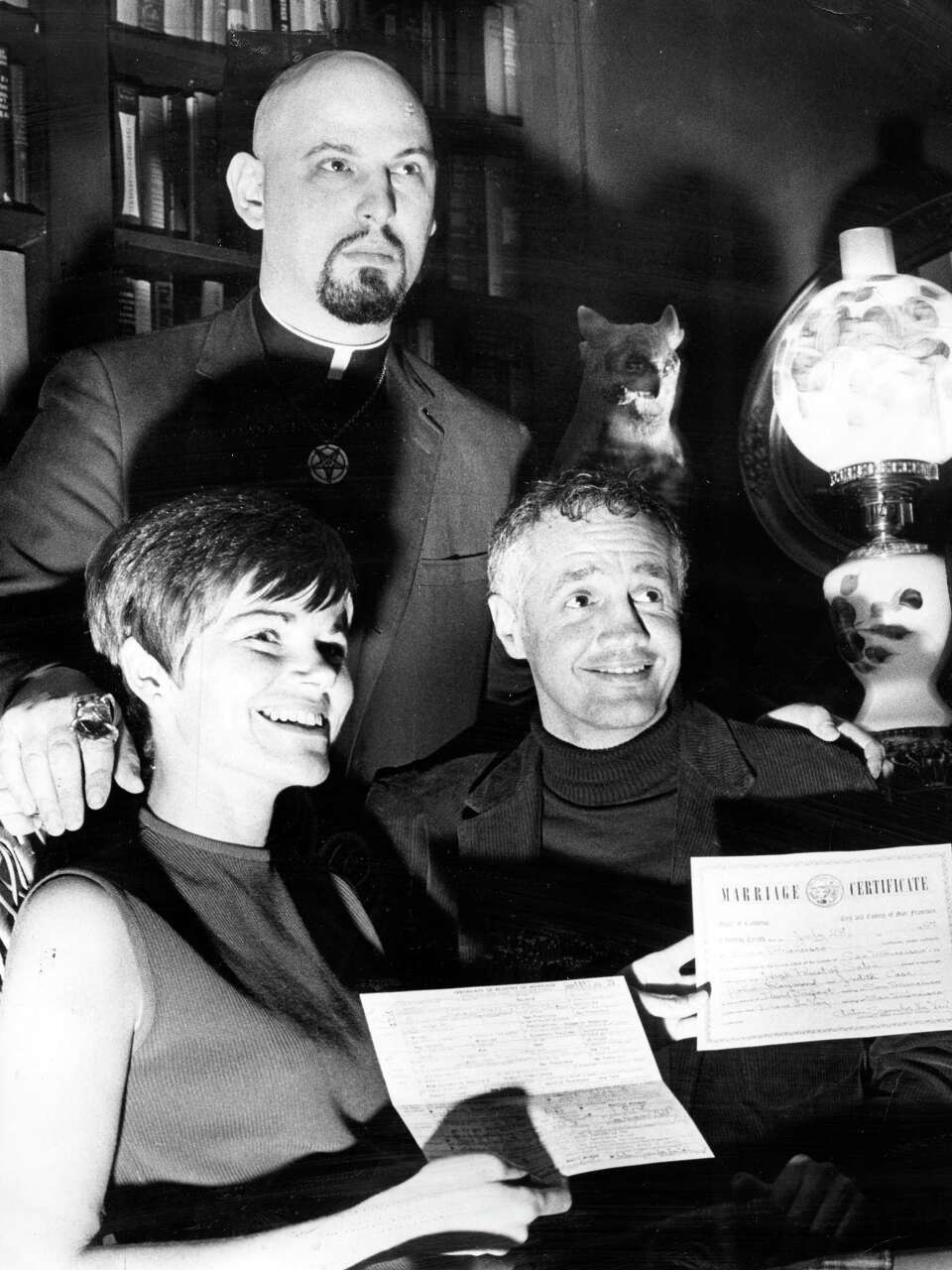 Church of Satan founder Anton LaVey raised a lion in San Francisco