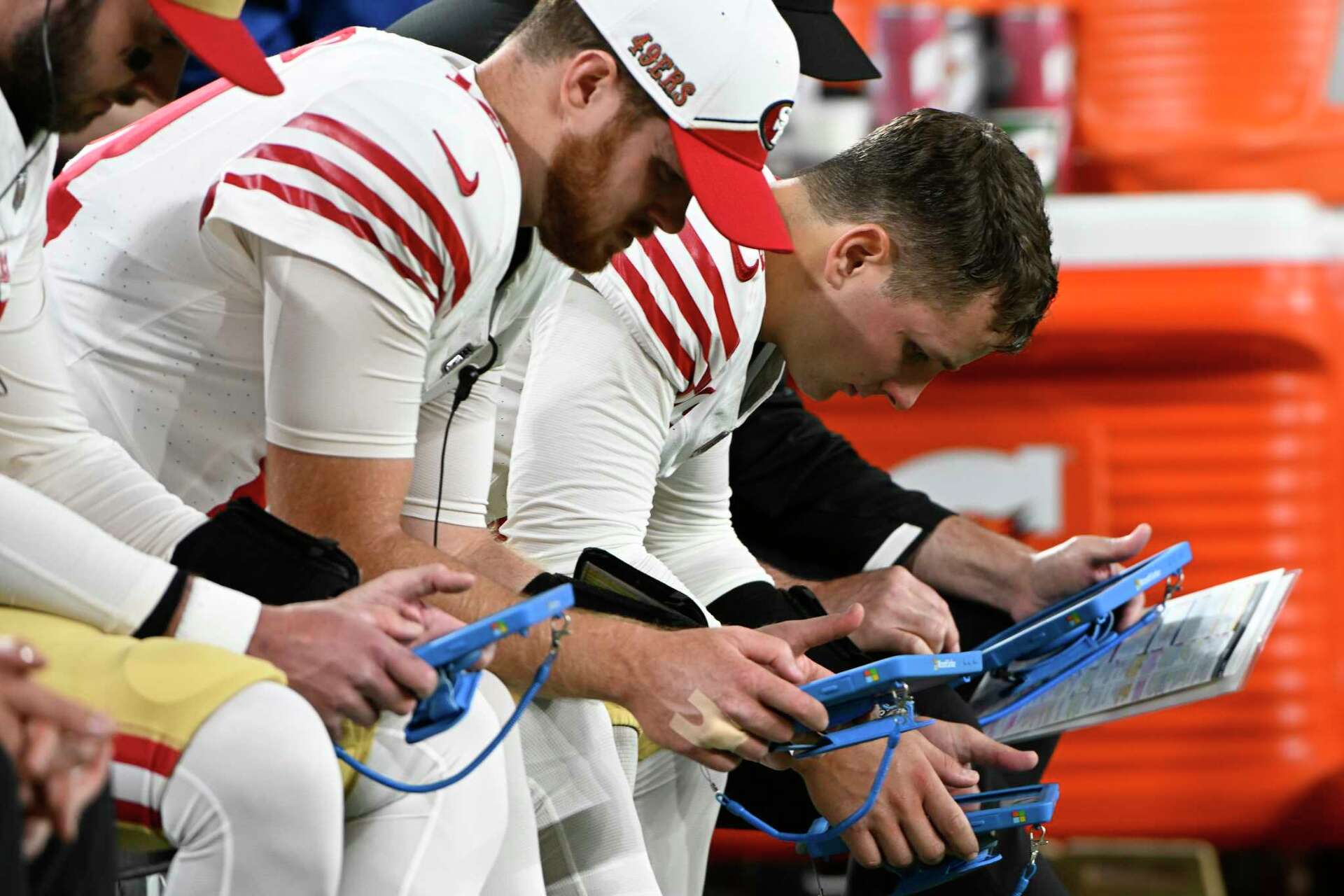 49ers QB Brock Purdy in concussion protocol, Sam Darnold could start