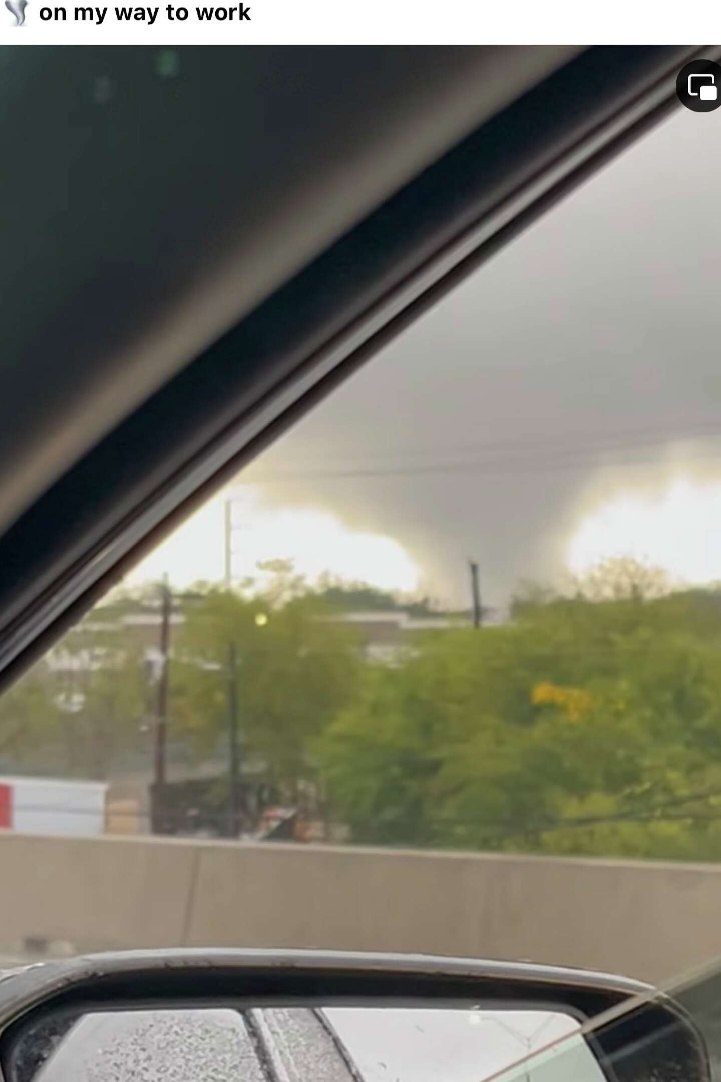 Weak tornado touches down in San Antonio Thursday morning