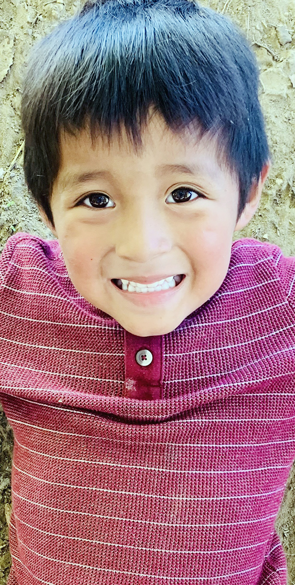 John Elias Augustine Hadden celebrating his fourth birthday