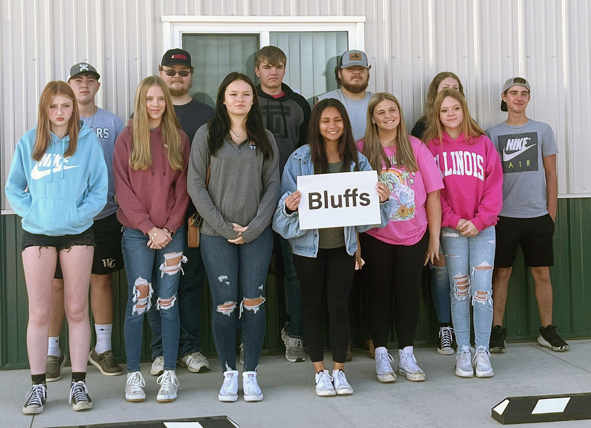 Bluffs FFA members attend livestock judging at JWCC