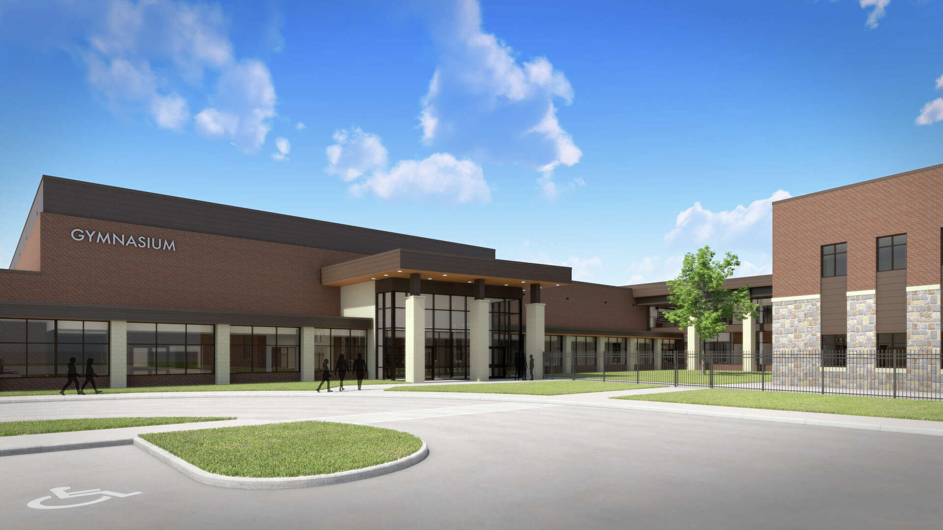 New Splendora ISD middle school plans include gyms, dance studio, more